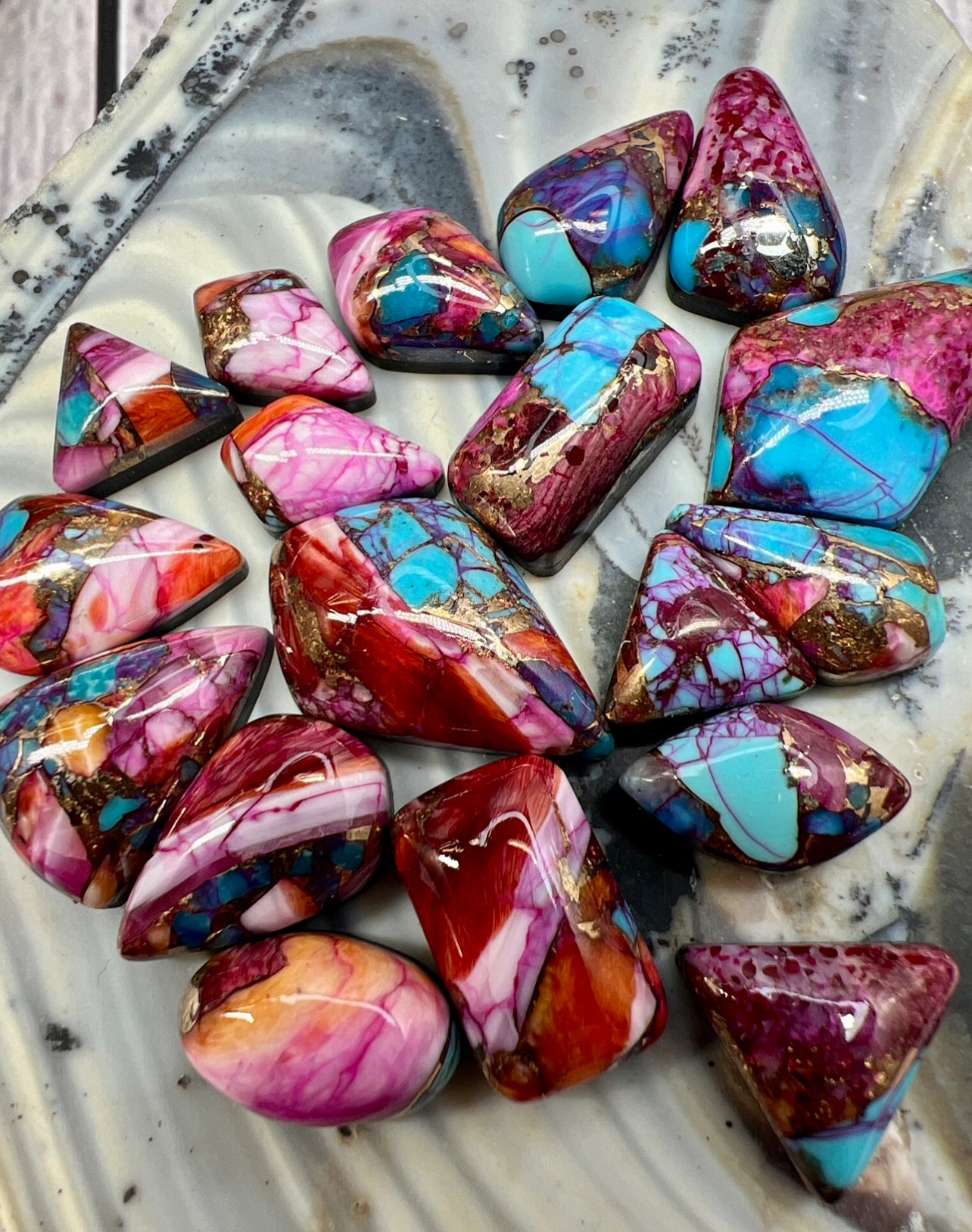 Dalhia - Turquoise Cabs – Billy B Turquoise